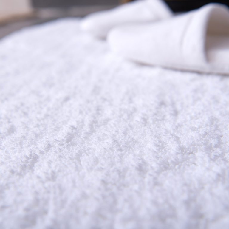 Terry Cotton Bath Rug | Hotel Bath Mat | Weisdin White Bath Mat